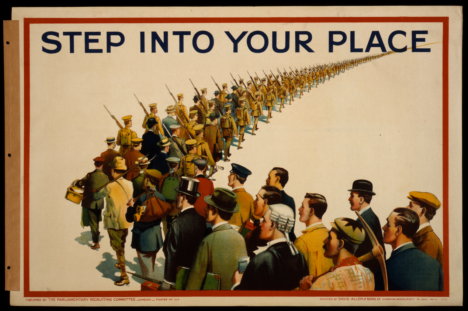 British World War I Recruitment Propaganda Poster – Brian.Carnell.Com