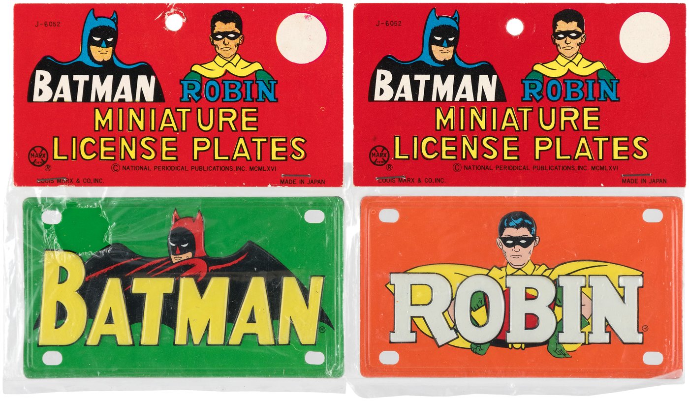 Batman and Robin Miniature License Plates – Brian.Carnell.Com