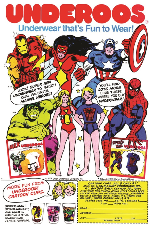 Underoos Ad, 1979 – Brian.Carnell.Com